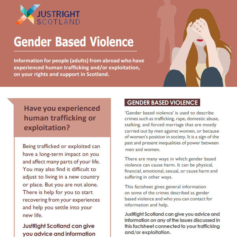 Scottish Anti-Trafficking & Exploitation Centre - JustRight Scotland