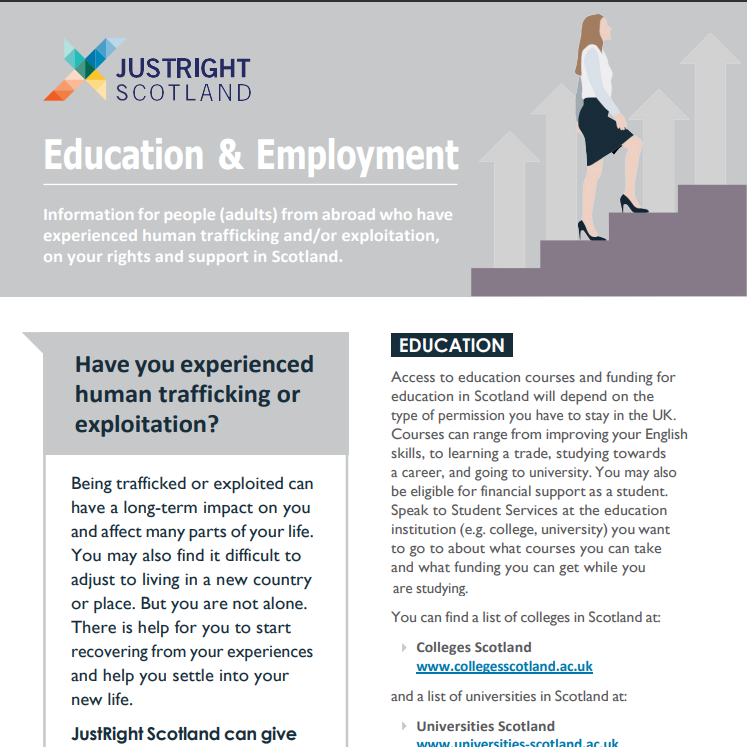 Legal Factsheets - JustRight Scotland